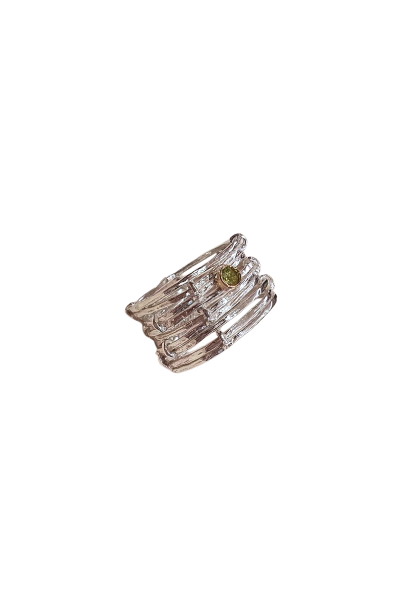 Multi Layer Stone Ring By Dervish– Origen Imports