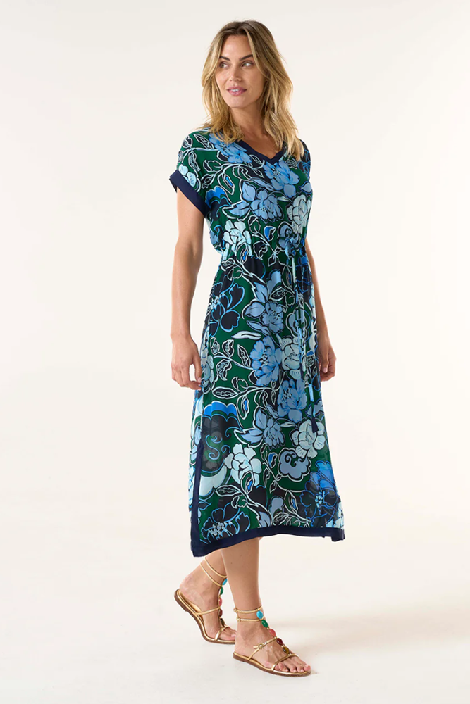 Navy Sami Dress Lefkada By Oneseason - Origen Imports