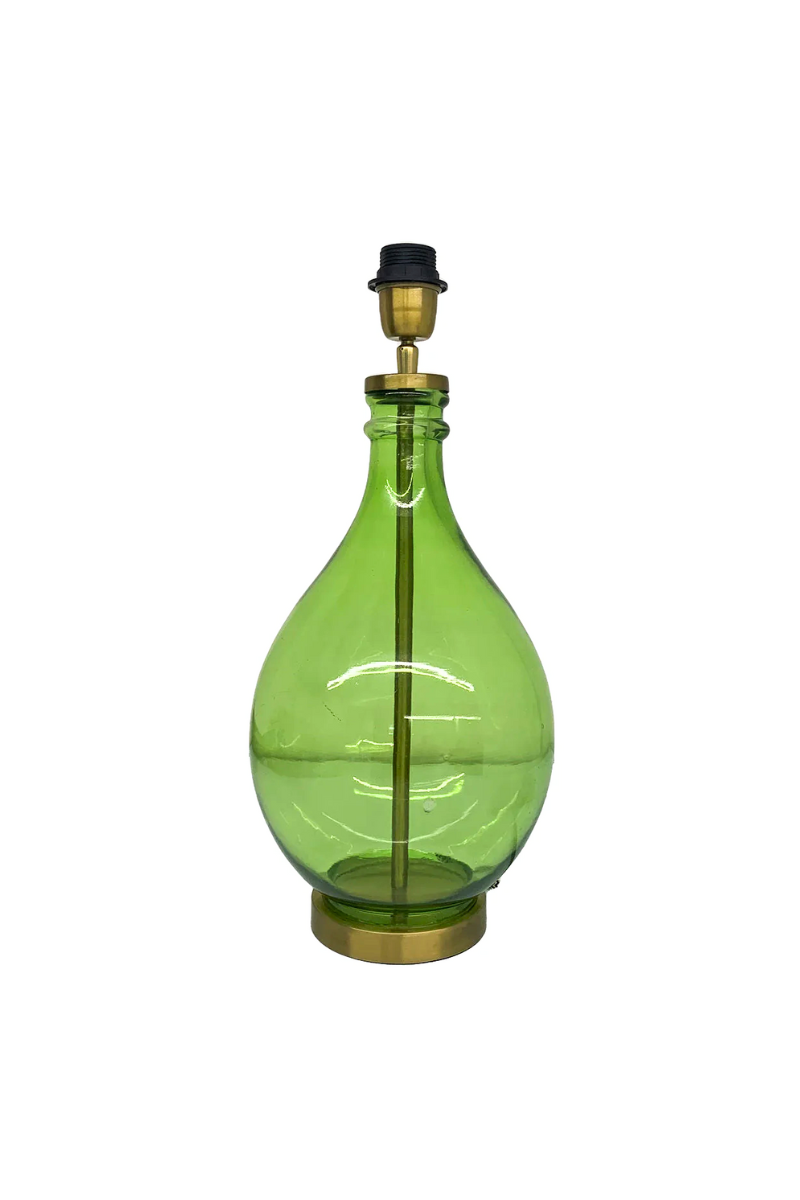 Glass Genie Bottle Lamp Base– Origen Imports